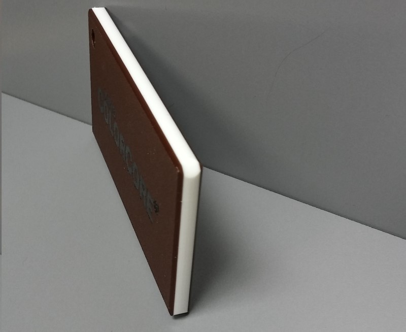 HDPE King ColorCore Brown Sheet 48 x 96 x .250in High-Density Polyethylene