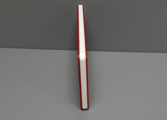 HDPE ColorCore Red White 48 x 96 x .250in High-Density Polyethylene