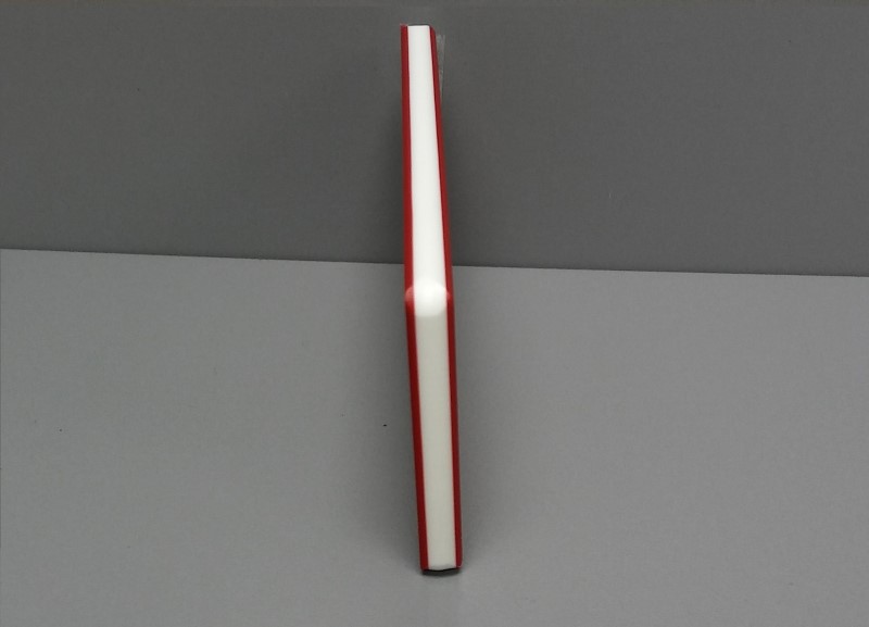 HDPE ColorCore Red White 48 x 96 x .250in High-Density Polyethylene