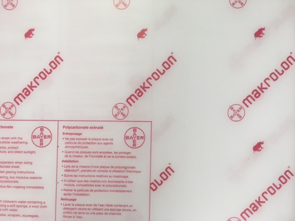 Makrolon SL 0000 Clear Polycarbonate Sheet - 48 x 96 0.125