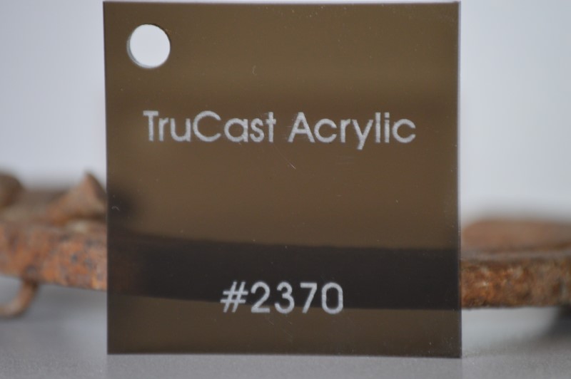 TruCast 2370 Bronze Acrylic Sheet - 48 x 96 x .500