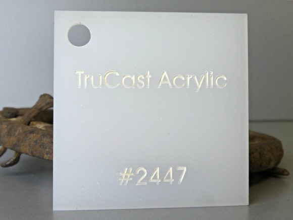 TruCast 2447 White Acrylic Sheet - 48 x 96 x 0.187